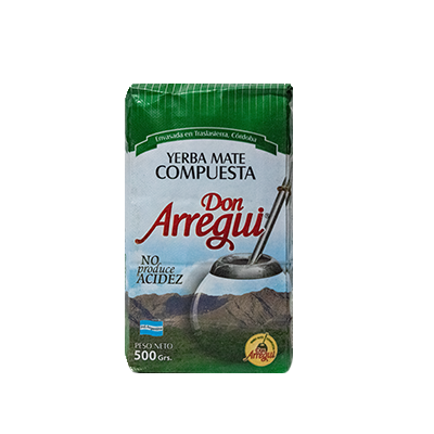 Yerba Mate Don Arregui - Compuesta (500g.) - La Vieja Aldea